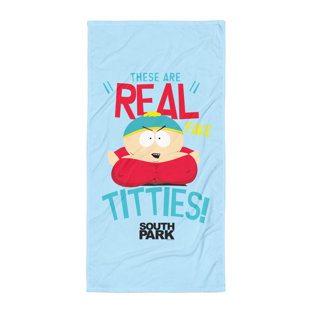 South Park Cartman Real Fake Beach Towel – South Park Shop - UK