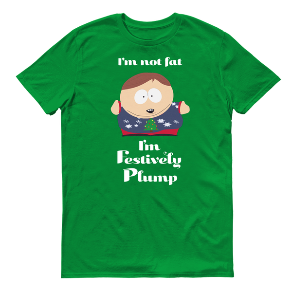 South Park Cartman Festively Plump Adult Short Sleeve T-Shirt – South ...